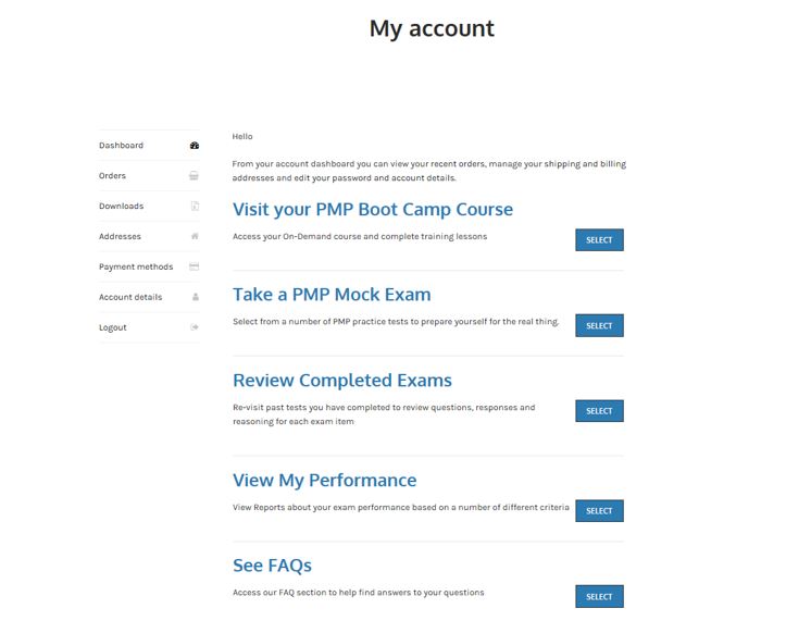 My Account Dashboard - The PM Group USA